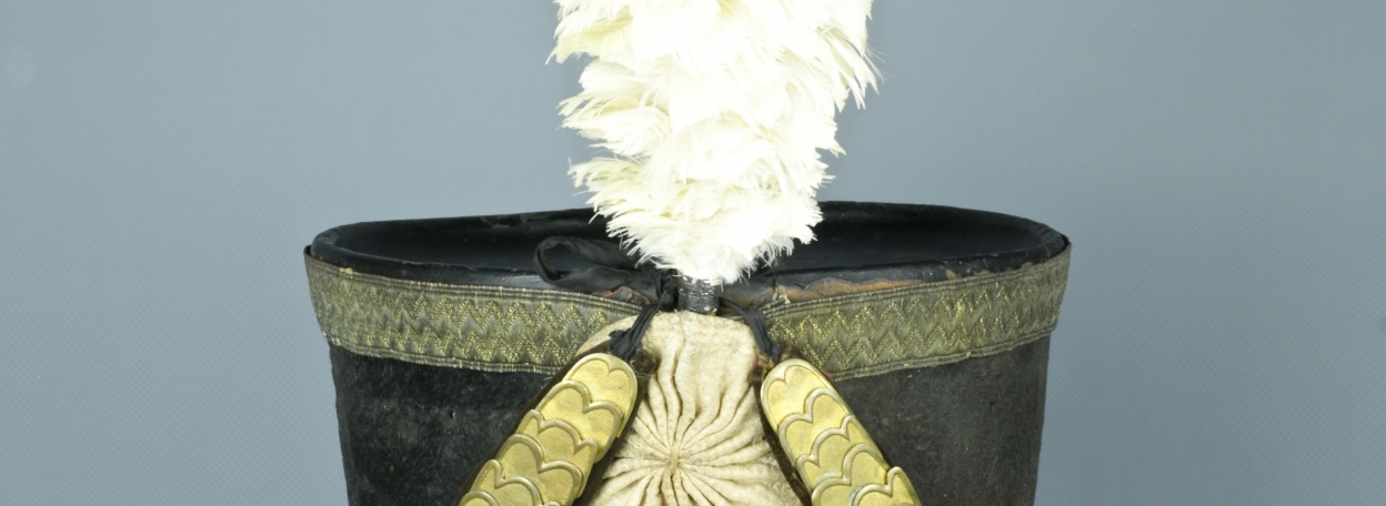 SHAKO D'OFFICIER DES VOLONTAIRES ROYAUX 1815 - RESTAURATION - 1er empire